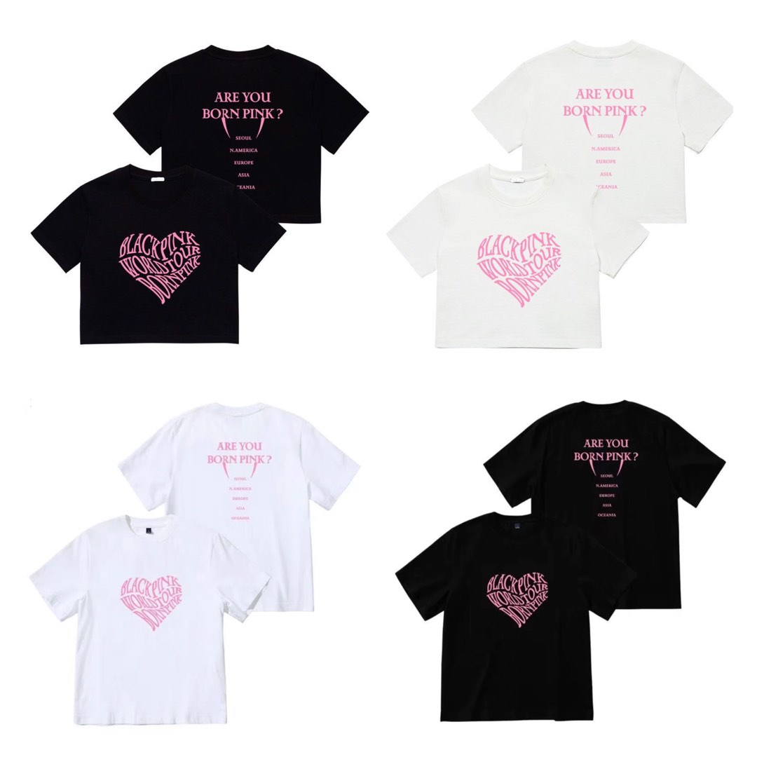 PO BLACKPINK Born Pink Tour T-Shirts, Hobbies & Toys, Memorabilia ...