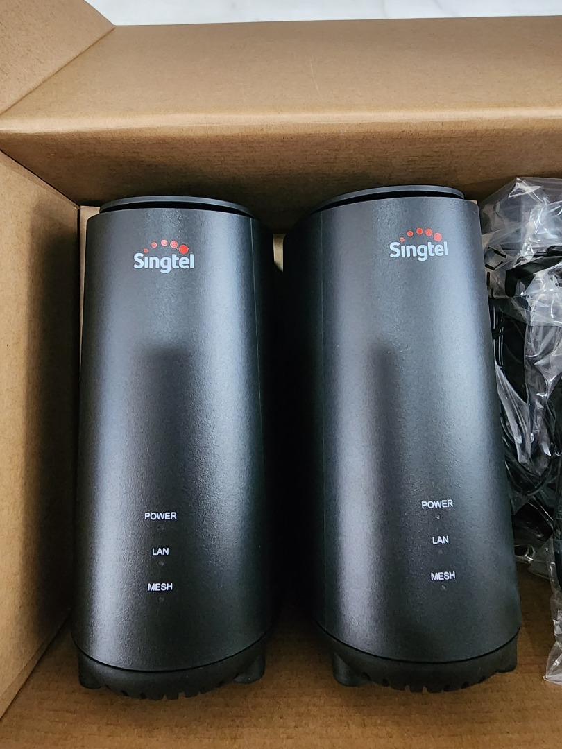 BNIB Singtel Wifi 6 Mesh Extender (Dual Pack), Computers & Tech, Office ...