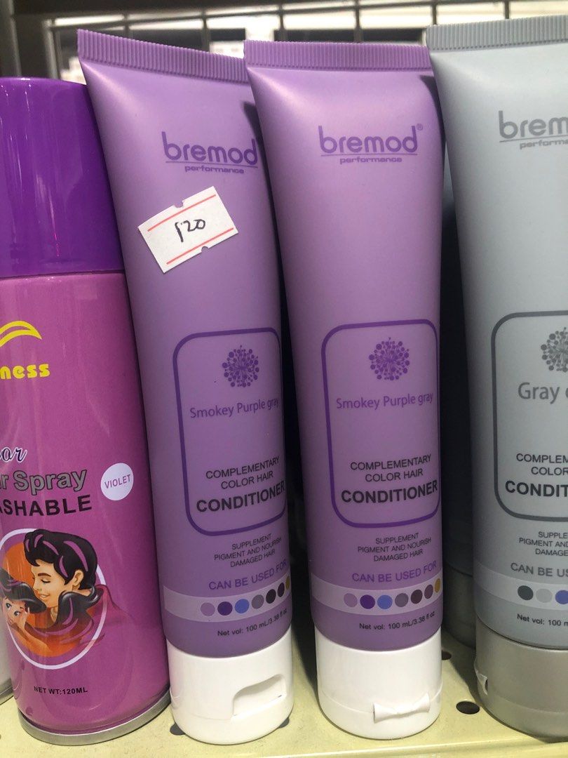 Bremod Conditioner Purple Shampoo, Gray, Cherry Pink, Aoki ash ...