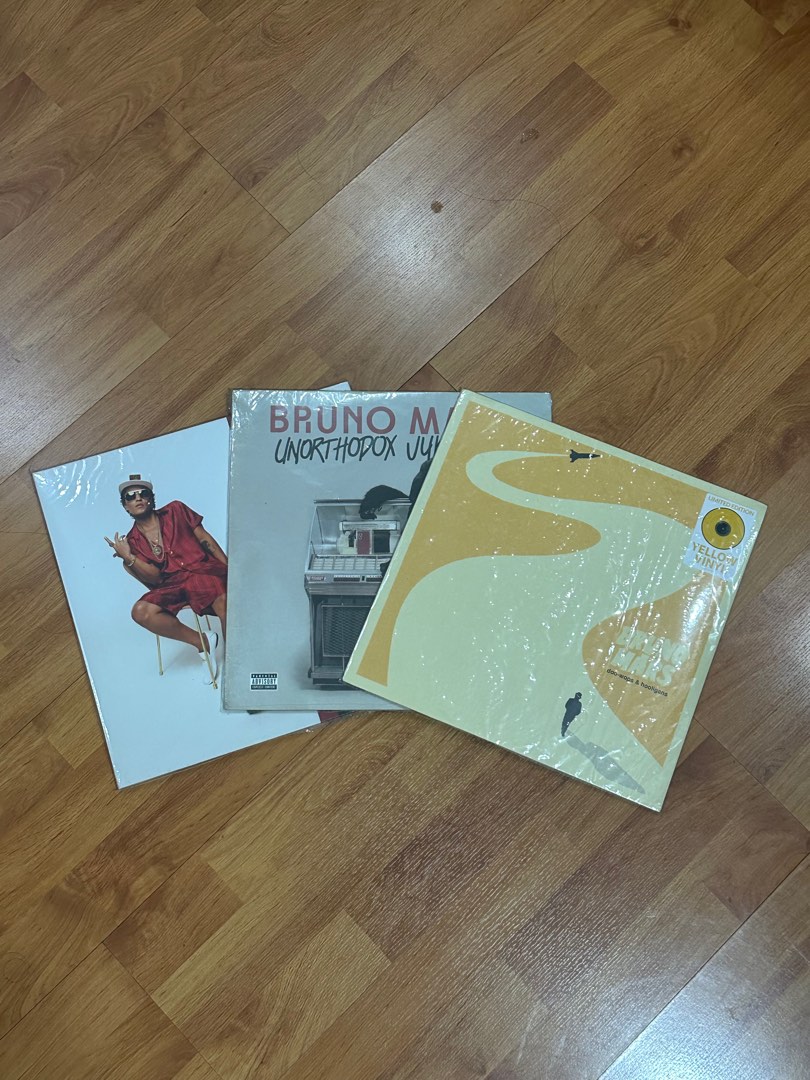 Bruno Mars Vinyl Collection, Hobbies & Toys, Music & Media, Vinyls on ...