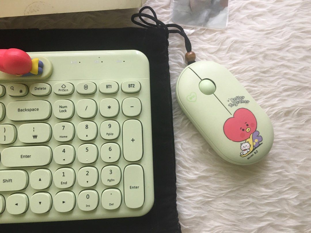 BT21 Keyboard and Mouse TATA BTS, Computers & Tech, Parts & Accessories ...