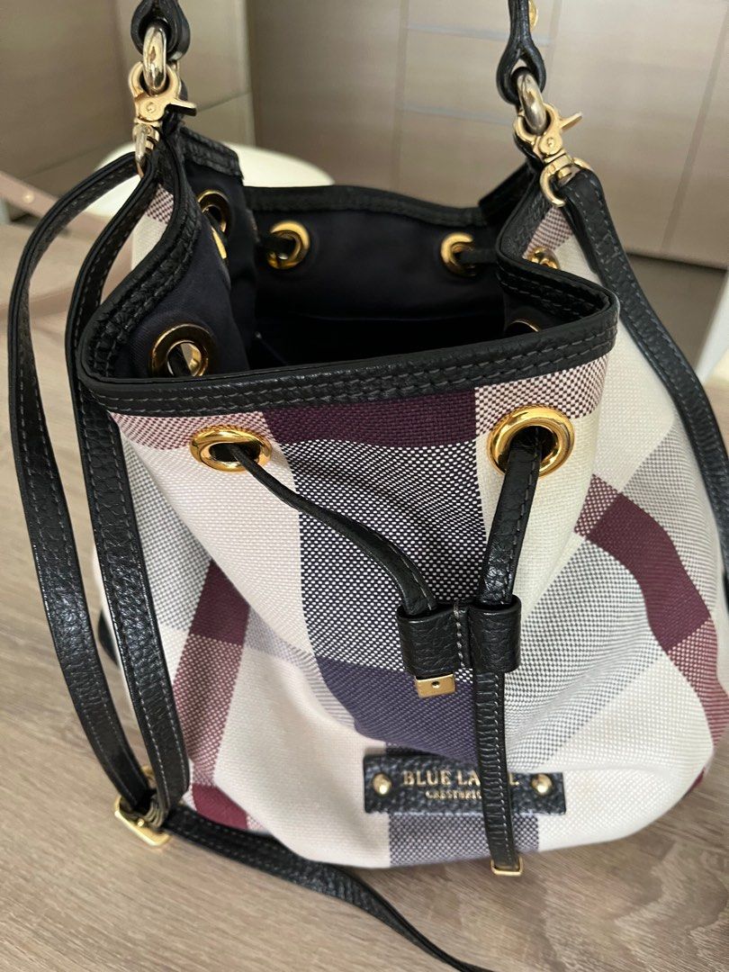 Blue label bucket bag , Luxury, Bags & Wallets on Carousell