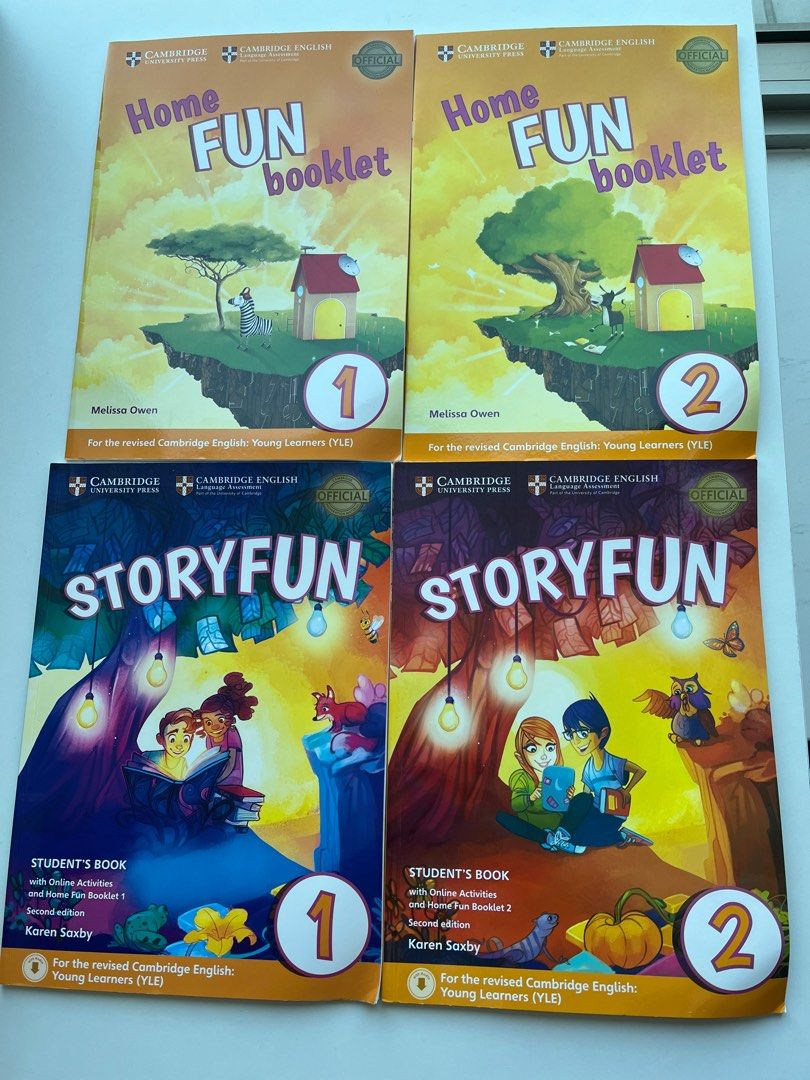 Cambridge Story Fun and Home Fun Booklet for Starters, 興趣及遊戲, 書本 & 文具 ...