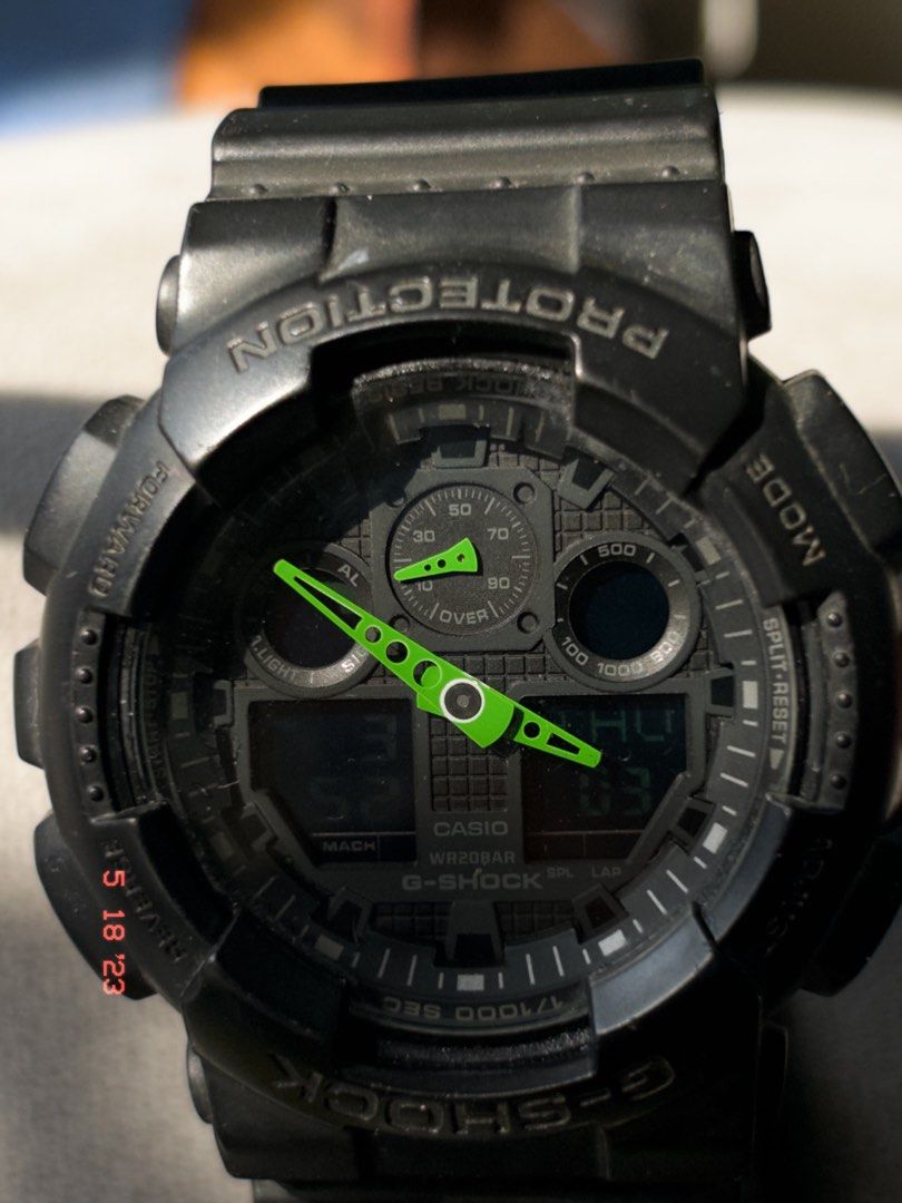 Casio G-shock GA-100C-1A3CR, Men's Fashion, Watches & Accessories ...