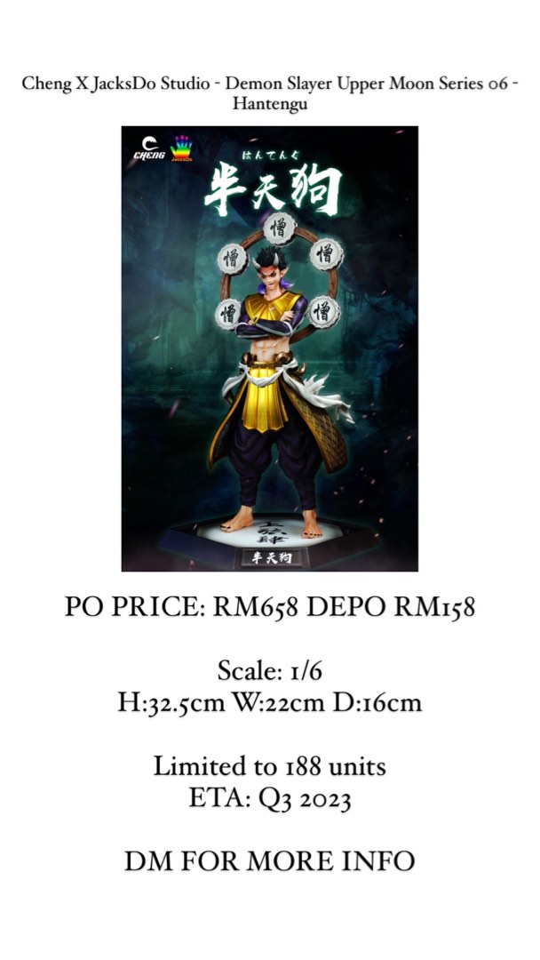 Cheng X JacksDo Studio - Demon Slayer Upper Moon - Hantengu, Hobbies ...