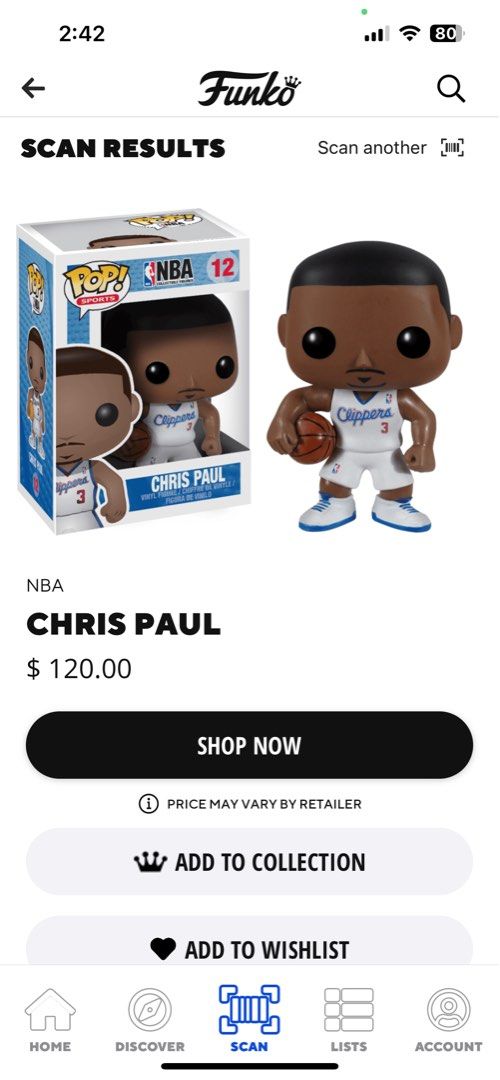 Chris Paul Funko Pop, Hobbies & Toys, Toys & Games on Carousell