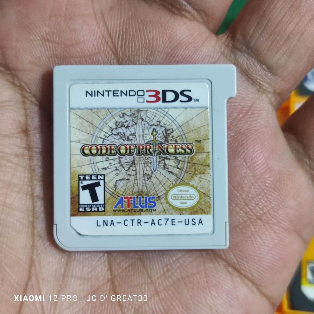 Code of Princess 3ds game on Carousell