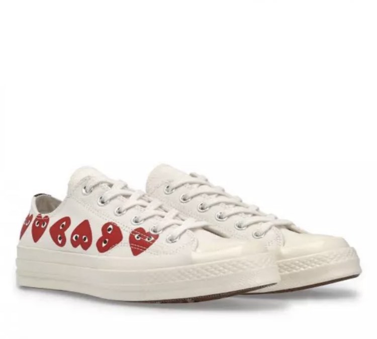 Converse CDG, Women's Fashion, Footwear, Sneakers on Carousell