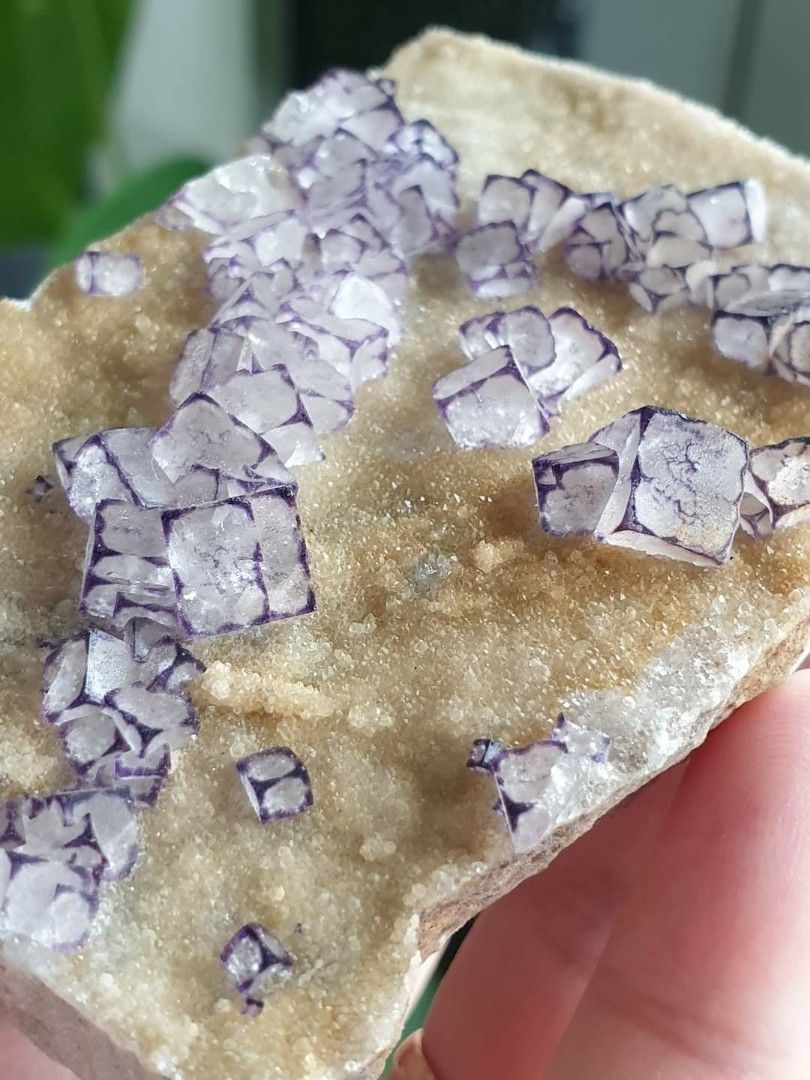 Cubic Fluorite on Quartz Matrix QR Code Fluorite, Women's Fashion ...