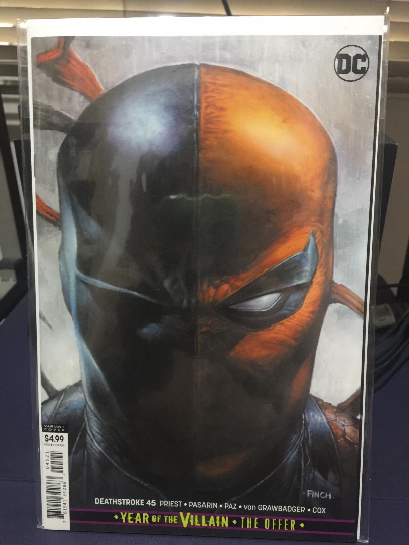 DEATHSTROKE #45 Year of the Villain Portrait variant on Carousell
