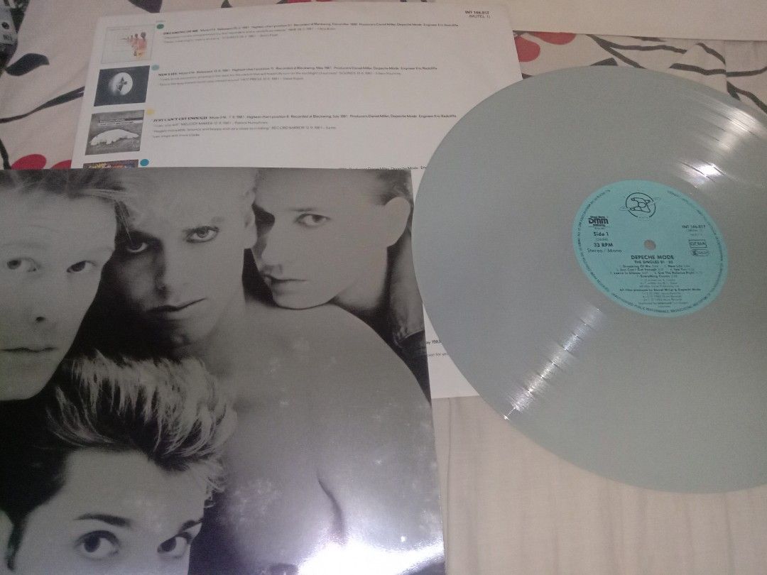 DEPECHE MODE ORIGINAL LP COLOUR VINYL DMM WITH INSERT AND SILVER ...