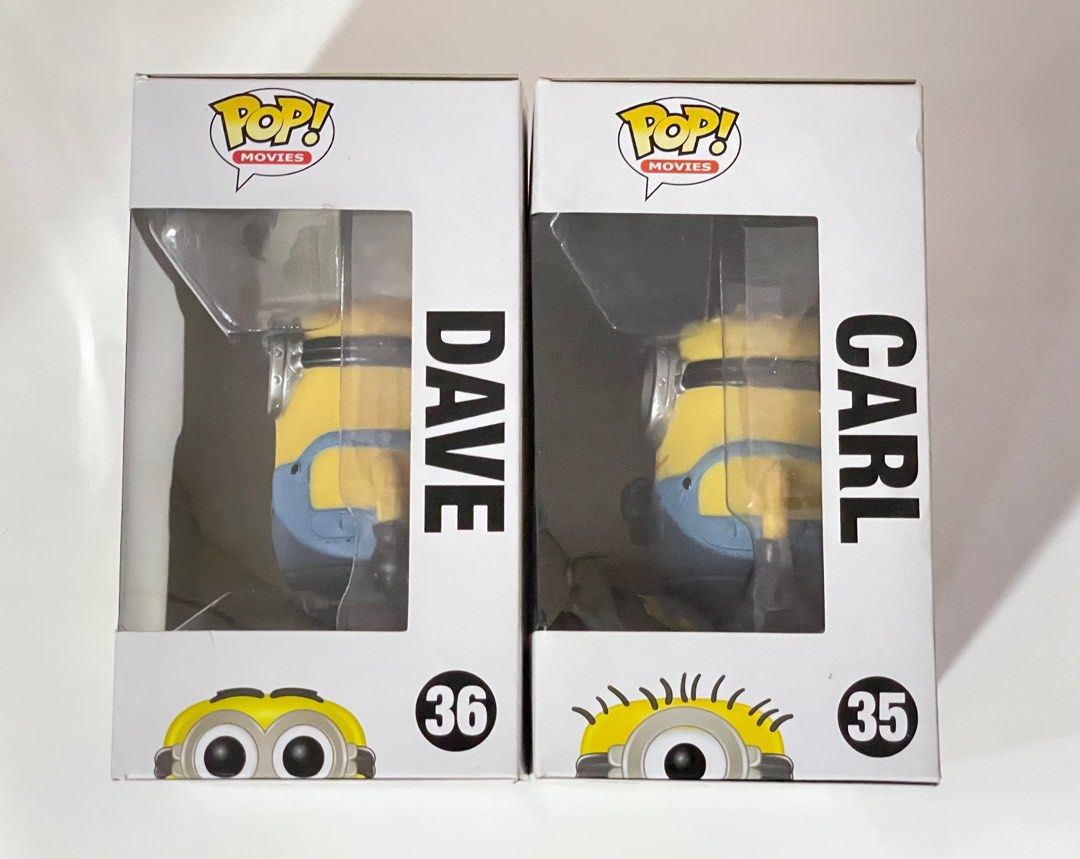 Despicable Me 2 Carl & Dave Funkos (Vaulted) on Carousell