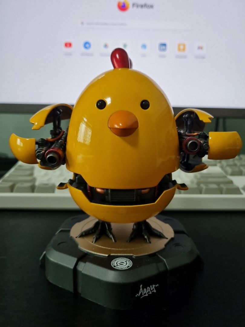 (Diecast Metal) Q-Mech Battle Chicken Aggy figurine, Hobbies & Toys ...