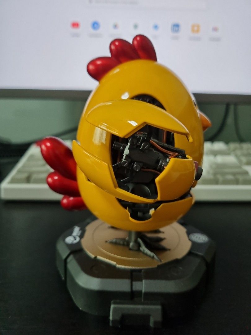 (Diecast Metal) Q-Mech Battle Chicken Aggy figurine, Hobbies & Toys ...