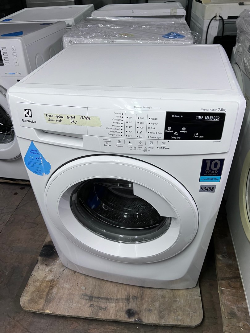 ELECTROLUX7.5KG Washer EWF85743 (93498), Furniture & Home Living ...