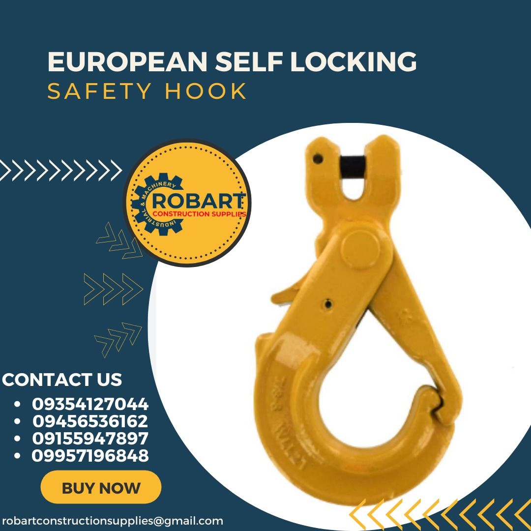 EUROPEAN SELF LOCKING SAFETY HOOK, Commercial & Industrial ...
