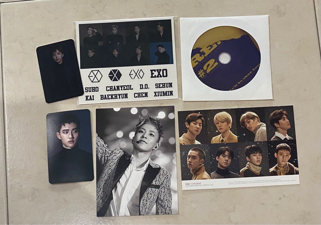 EXO fansite/ official items (swipe for more), Hobbies & Toys ...