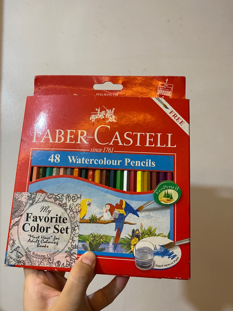 Faber Castell 48 Watercolour pencils on Carousell