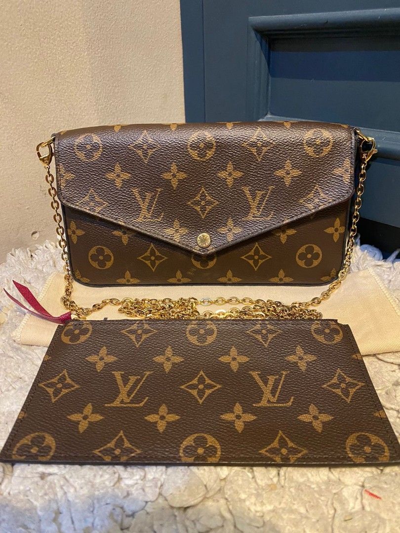 Fast Sale VVGC Louis Vuitton Felice GM Mono 2020 With chain, 1 pouch and dustbag •Nett •Exclude ...