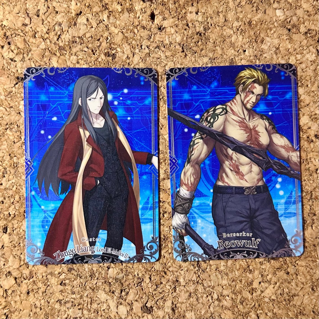 Bandai Fate Grand Order Wafer Cards (w/scratches) - Php 50 each ...