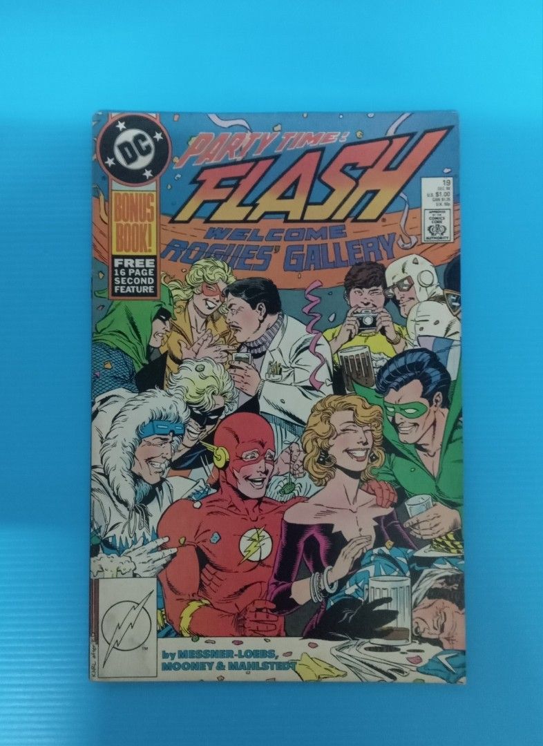 Flash #19 ( Ed Hannigan/Karl Kesel - Cover Art ) DC Copper Age, Hobbies & Toys, Books ...