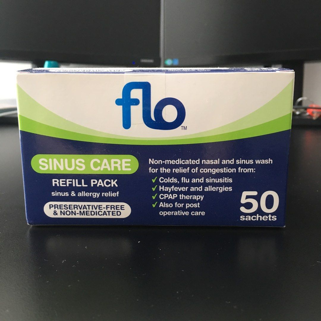 Flo Sinus Care 50 Sachets, Health & Nutrition, Medical Supplies & Tools ...