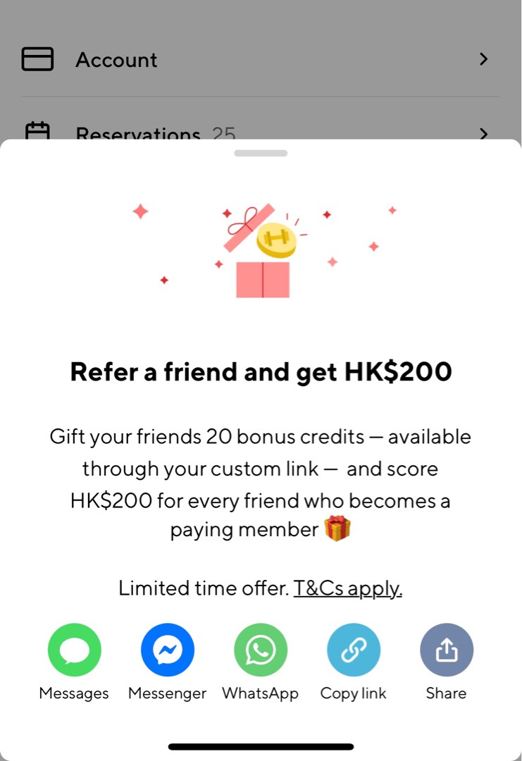 [Free 20 credits] Classpass referral code, 門票＆禮券, 兌換券 - Carousell