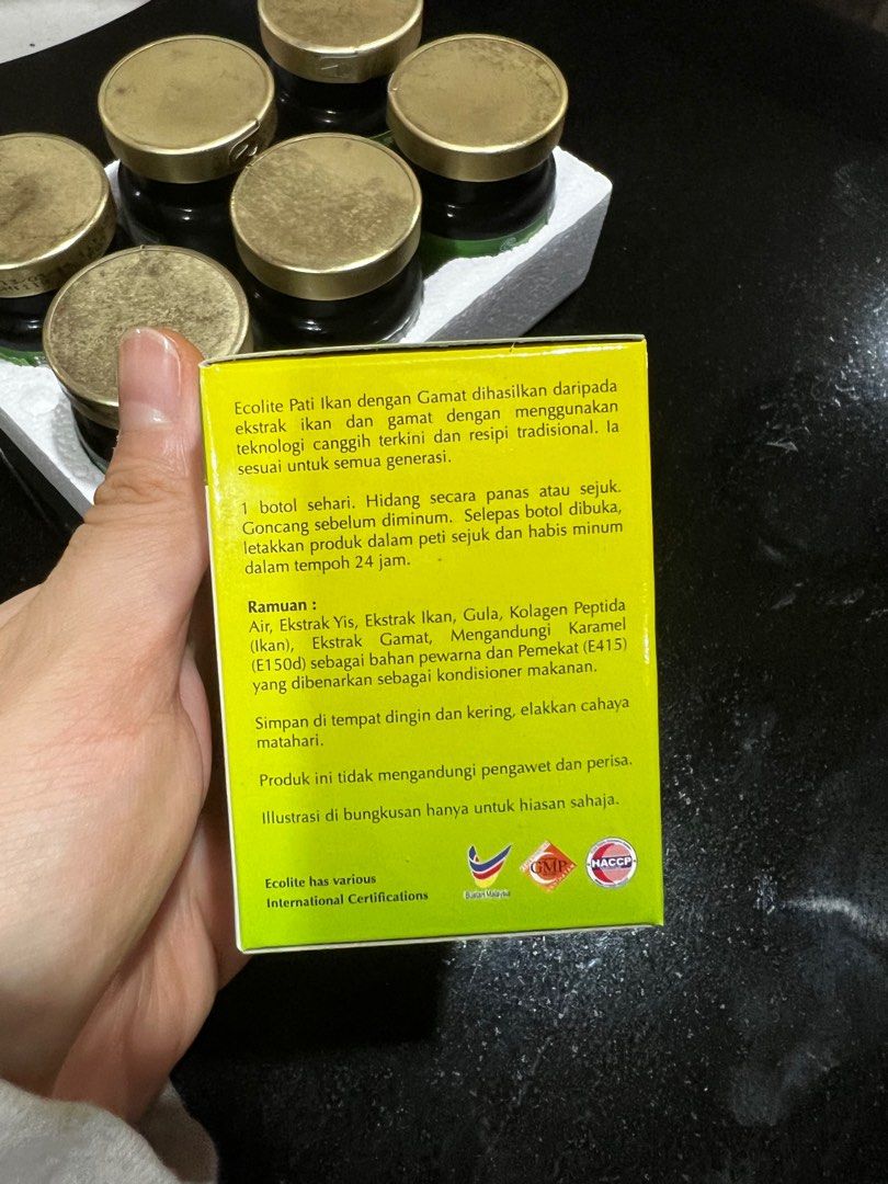 FREE 2X ECOLITE Pati Ikan Haruan dengan Gamat Greenherbs, Health ...