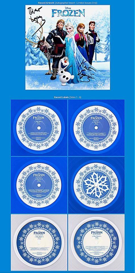 《FROZEN》OST - Deluxe Edition - 2014 - US - 黑膠唱片【全新未開】, 興趣及遊戲, 音樂、樂器 ...