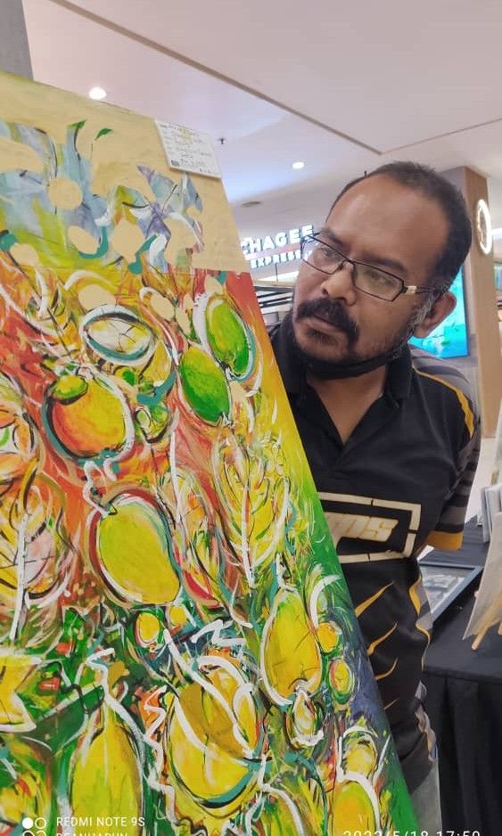 Fruits series by Malaysian Artists. 3x4 feet, acrylic on canvas, 2002 ...