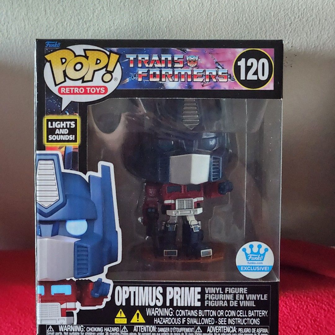 Funko Optimus Prime Light and Sound, Hobbies & Toys, Toys & Games on ...