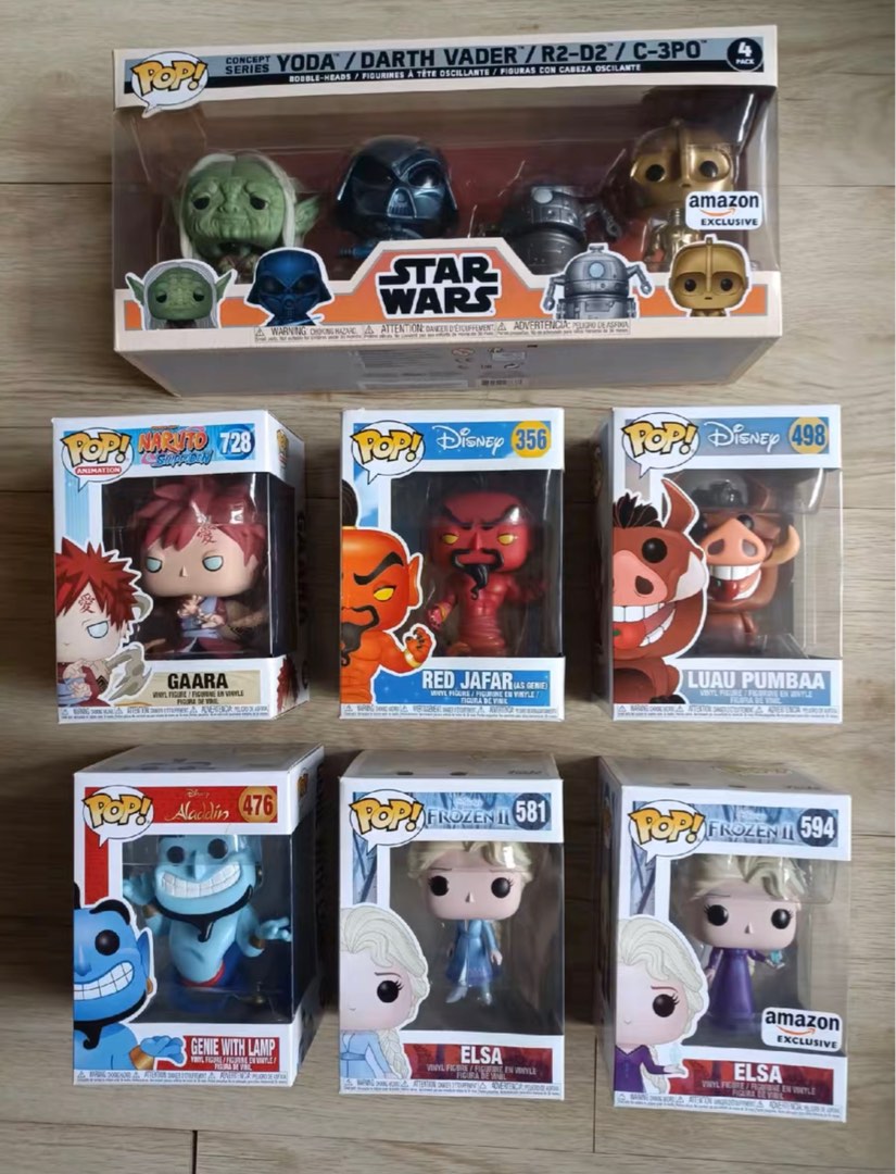 FUNKO POP NARUTO ALADDIN FROZEN MARVEL AVENGERS DEADPOOL GAMES OF ...