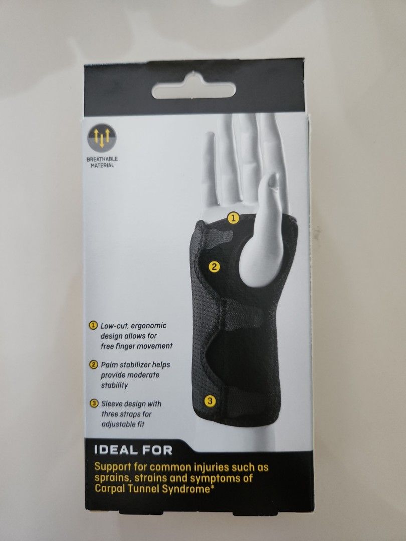 Futuro Wrist Brace Health And Nutrition Braces Support And Protection On Carousell