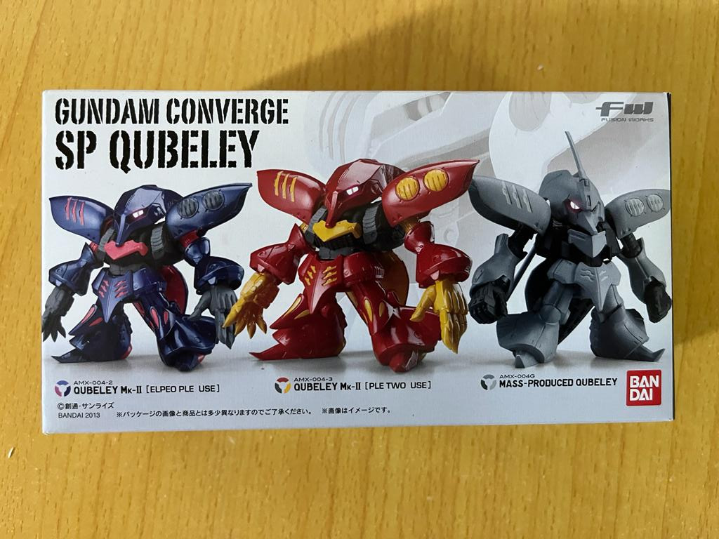FW GUNDAM CONVERGE SP QUBELEY, 興趣及遊戲, 玩具 & 遊戲類 - Carousell