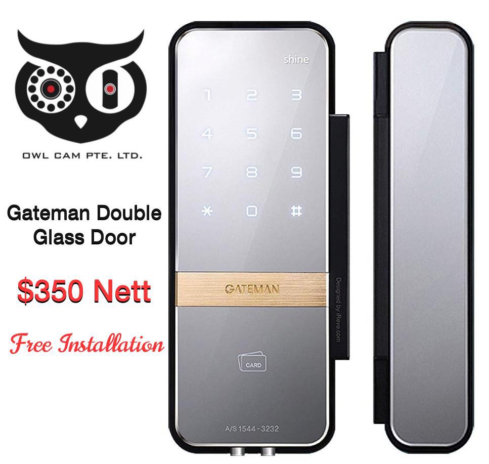 GATEMAN Double Glass Door Digital Lock INSTALLATION - Glass Lock ...