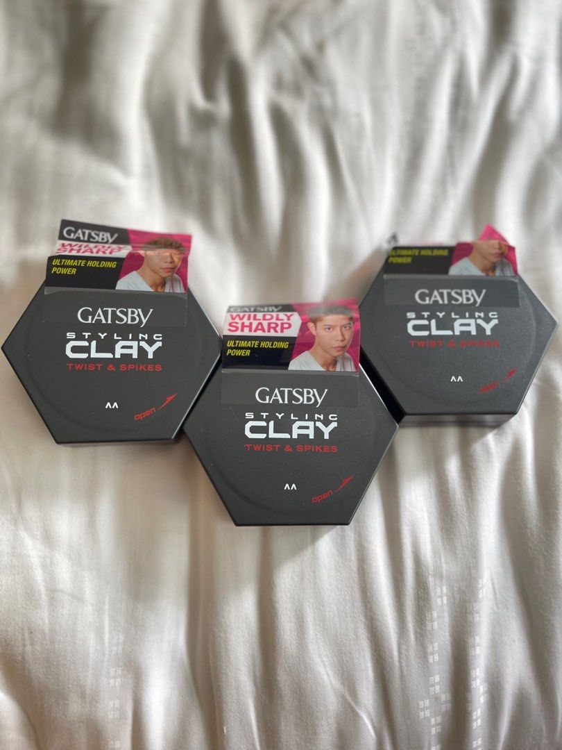 Gatsby styling clay, Beauty & Personal Care, Hair on Carousell