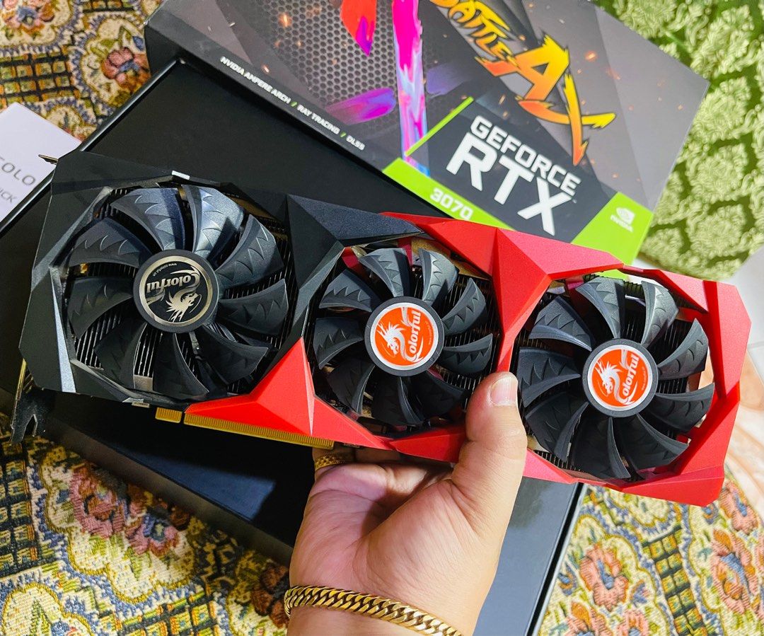GEFORCE RTX 3070 (8gb) trifan, Computers & Tech, Parts & Accessories ...
