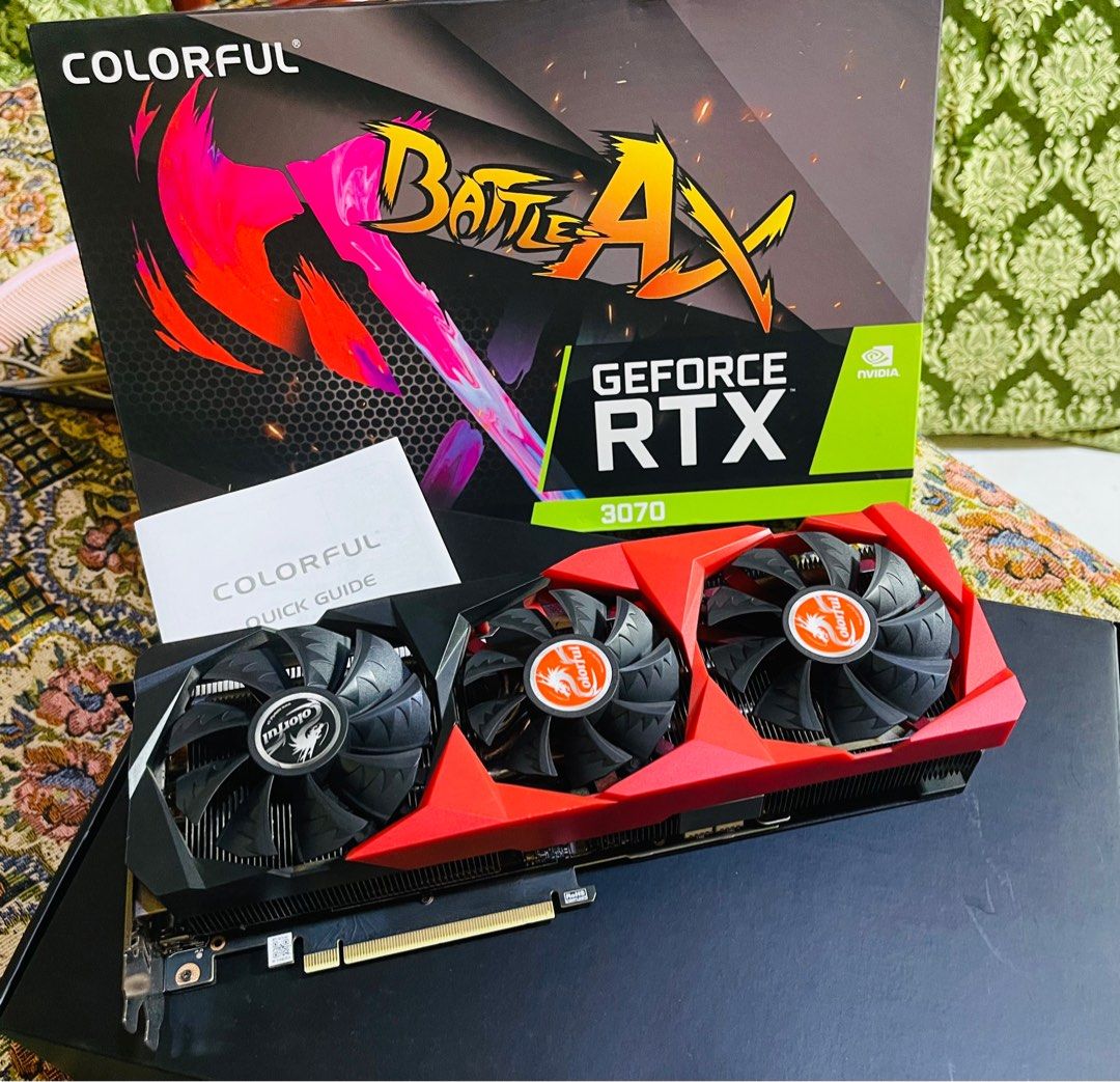 GEFORCE RTX 3070 (8gb) trifan, Computers & Tech, Parts & Accessories ...
