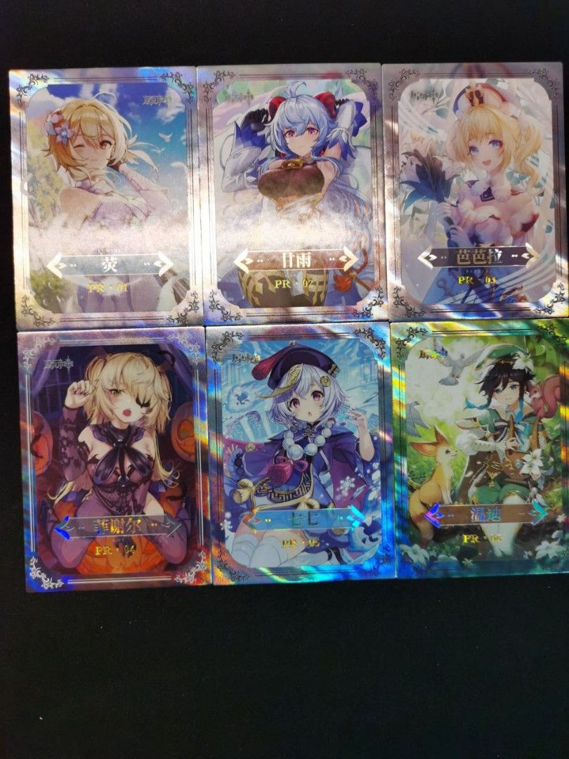 Genshin Impact Cards CCG PR Set, Hobbies & Toys, Toys & Games on Carousell