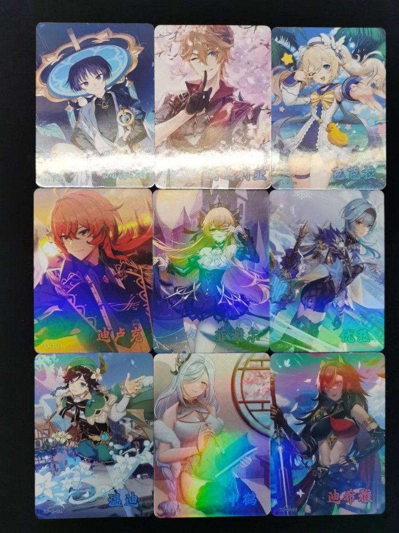 Genshin Impact Cards CCG R set, Hobbies & Toys, Toys & Games on Carousell