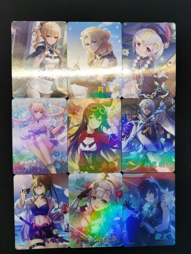 Genshin Impact Cards CCG R set, Hobbies & Toys, Toys & Games on Carousell