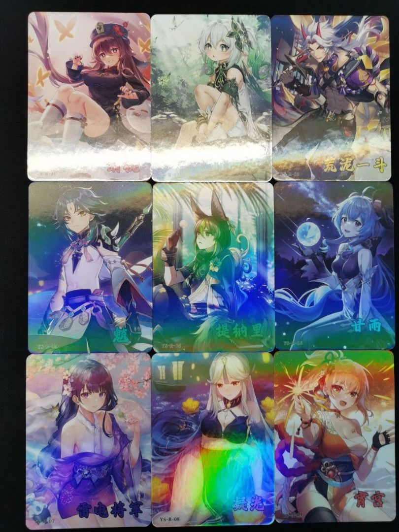 Genshin Impact Cards CCG R set, Hobbies & Toys, Toys & Games on Carousell