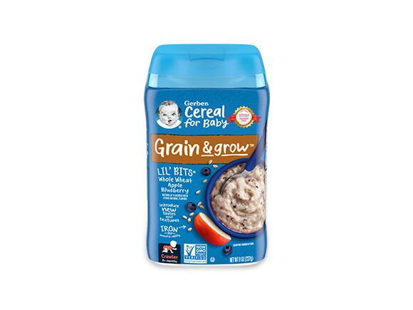 Gerber Grain & Grow Whole Wheat Apple Blueberry, Babies & Kids, Nursing ...