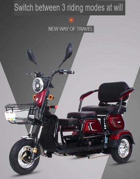 German electric tricycle home small scooter to pick up and drop off ...