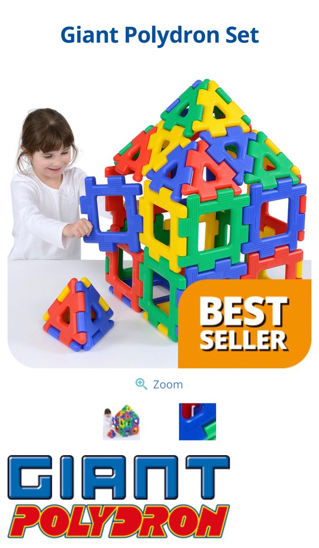 Giant Polydron Set, Babies & Kids, Infant Playtime on Carousell