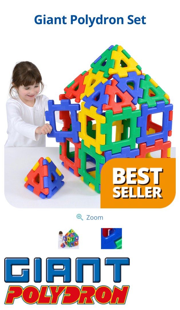 Giant Polydron Set, Babies & Kids, Infant Playtime on Carousell