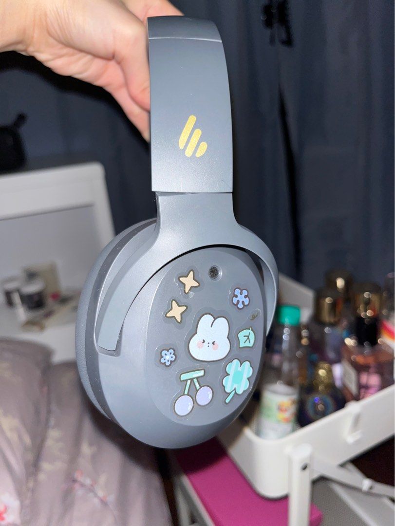 grey edifier w820nb headphones, Audio, Headphones & Headsets on Carousell