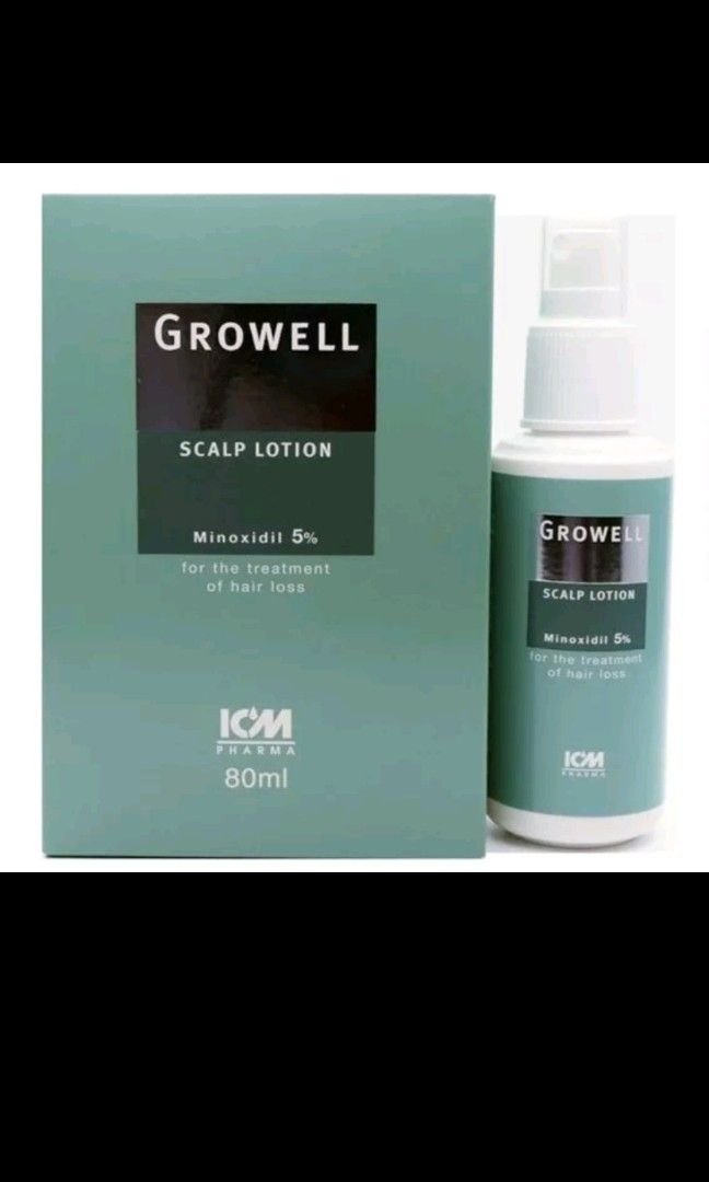 Growell Scalp Solution - Minoxidil 5%, Beauty & Personal Care, Hair on ...