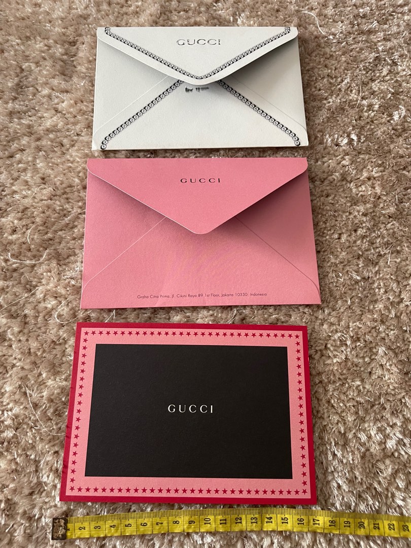 GUCCI amplop envelope buat bon card receipt undangan wedding contoh ...