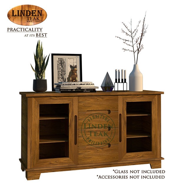 Handcrafted Solid Teak Wood Selena Small Buffet Table Furniture. on ...